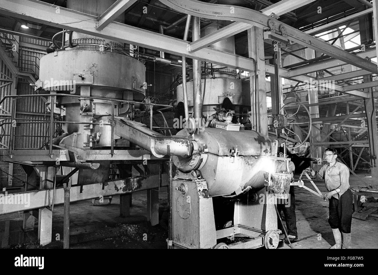 Allied Iron Foundry at Ketley, Telford Shropshire 1960s Stock Photo - Alamy