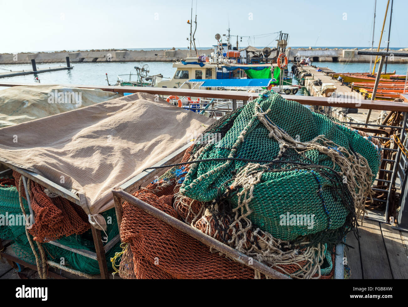 Port of Jaffa, oldest part of Tel Aviv city, Israel Stock Photo - Alamy