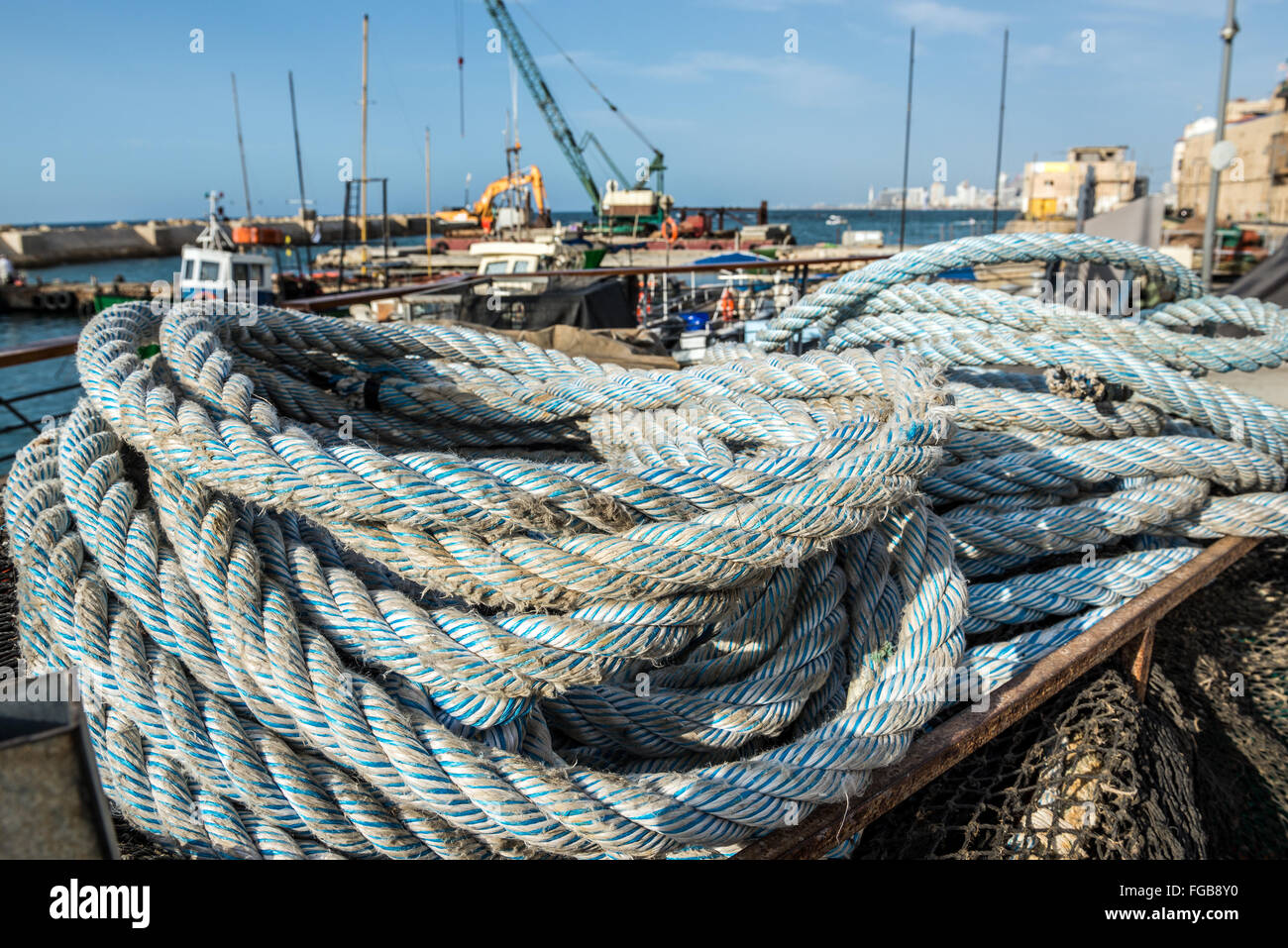 Port of Jaffa, oldest part of Tel Aviv city, Israel Stock Photo - Alamy