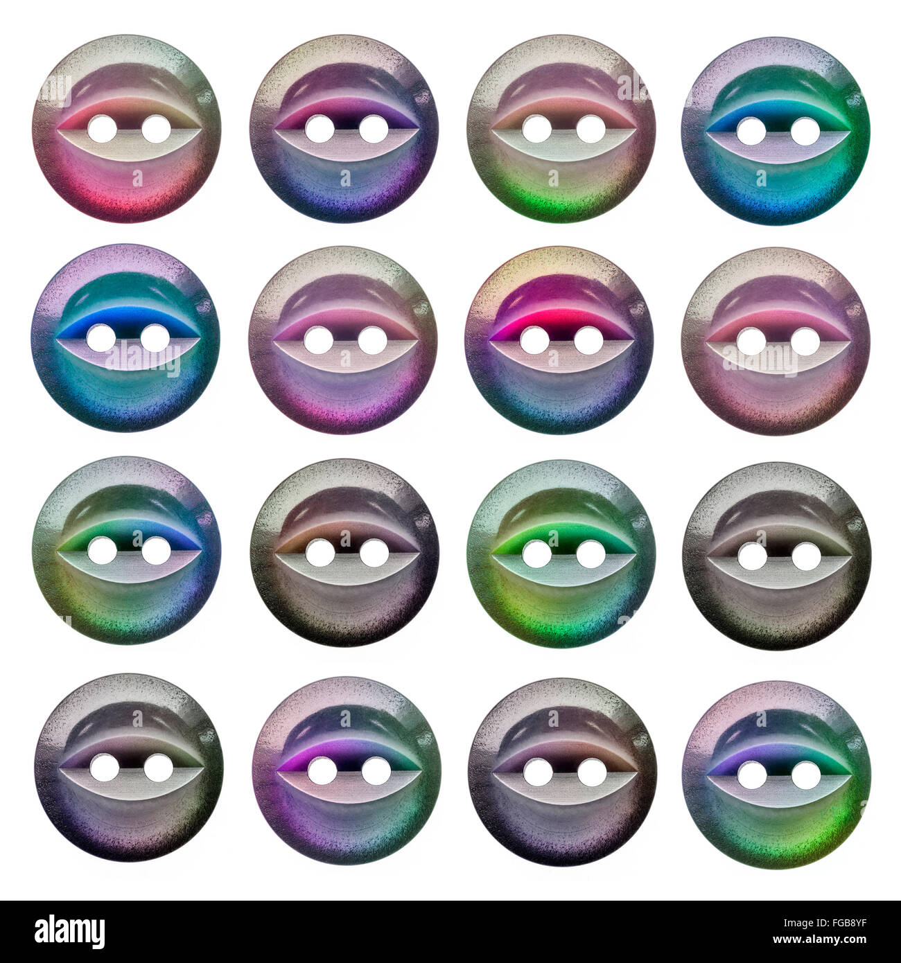 Collection of colorful sewing buttons Stock Photo - Alamy