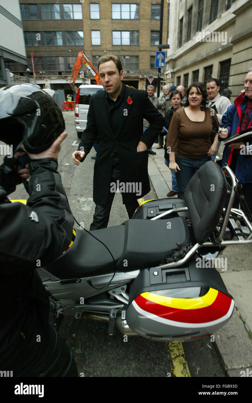 David Walliams Taxi Bike 3 pix (credit image © Jack Ludlam Stock Photo ...