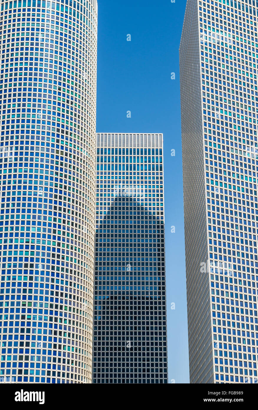 Modern office buildings in Tel Aviv city, Israel Stock Photo - Alamy