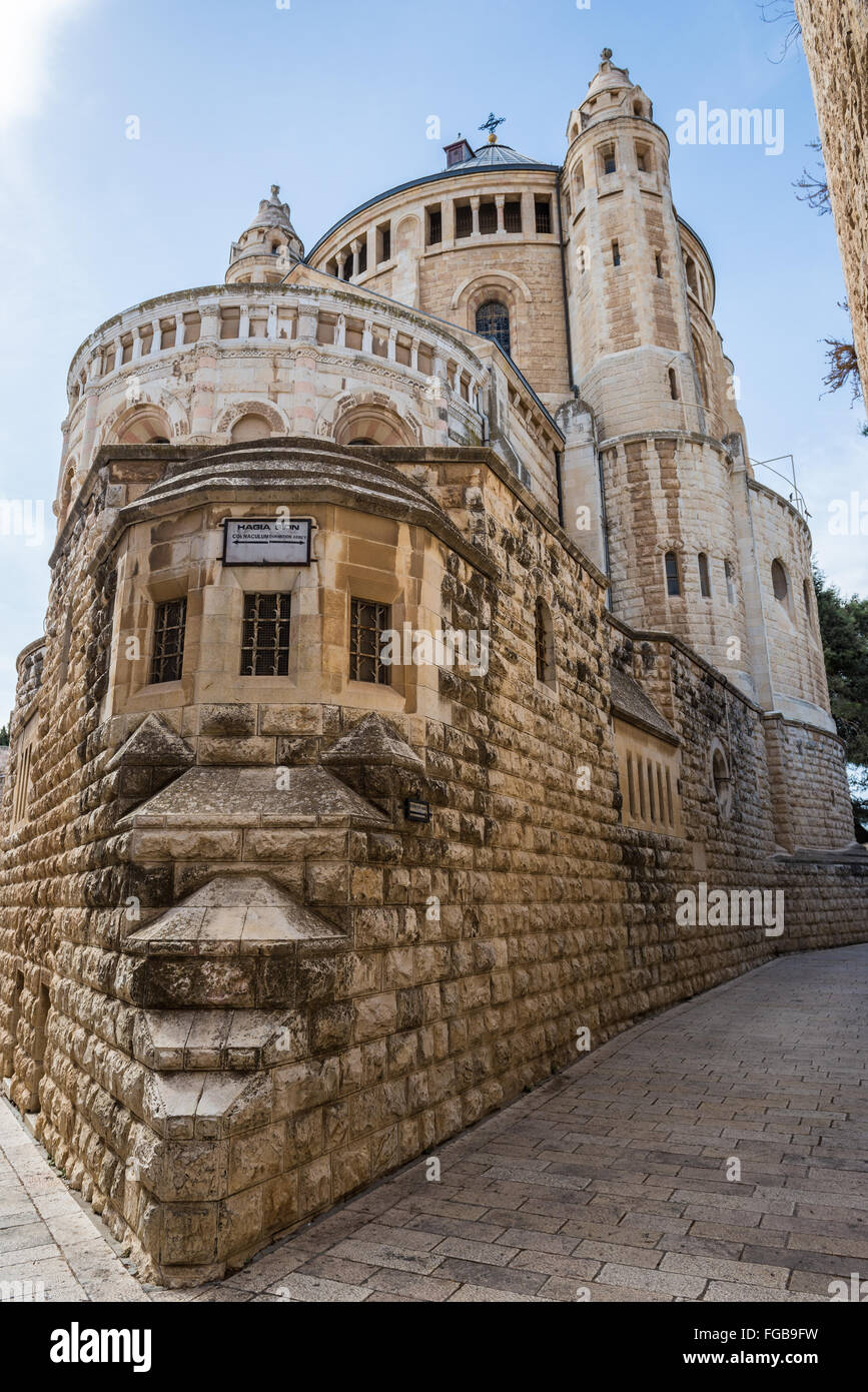 Benedictine Abbey of the Dormition on the Mount Zion in Jerusalem ...