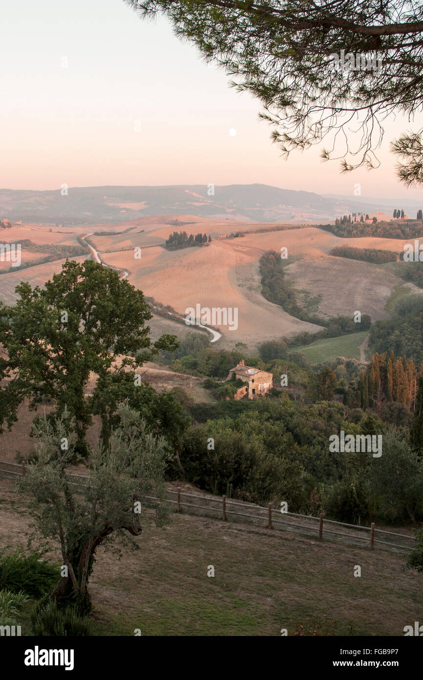 Beautiful pastoral scene in Tuscany Italy Stock Photo - Alamy