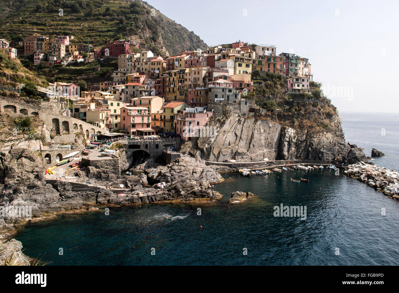 Manarola Cinque Terre Italy Stock Photo - Alamy