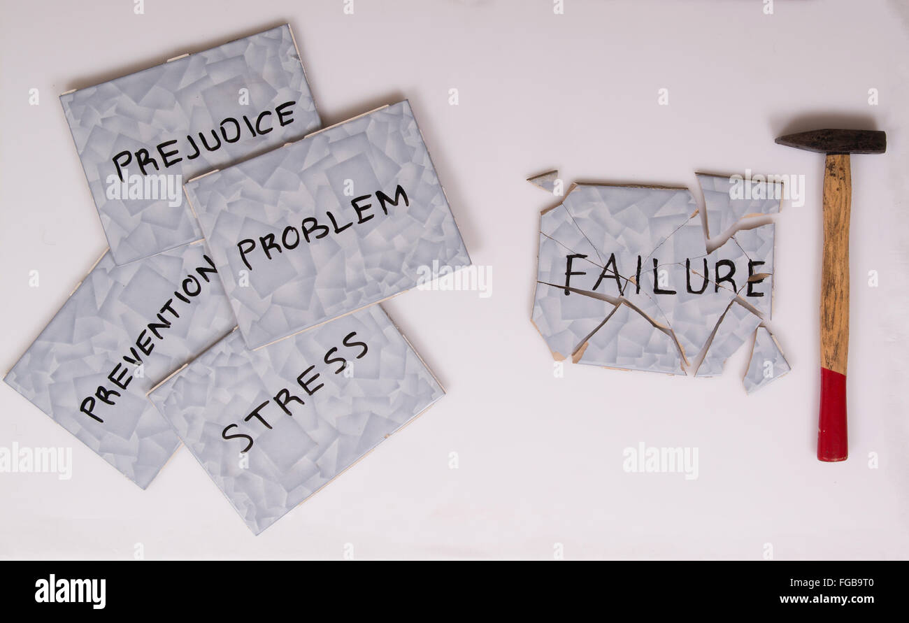 overcome stress and problem Stock Photo - Alamy