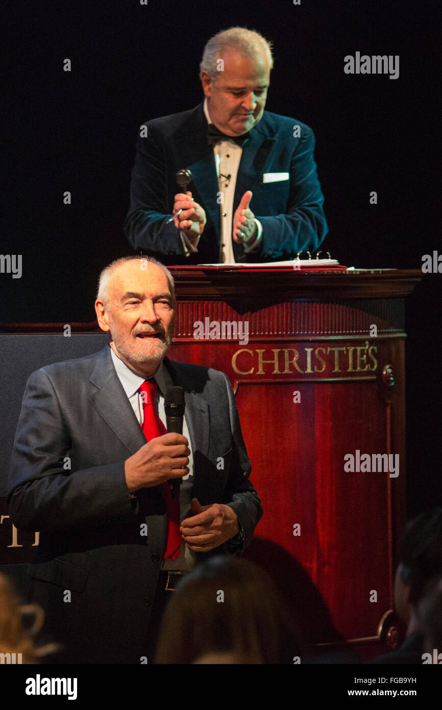 London, UK. 18 February 2016. James Bond producer Michael G. Wilson ...