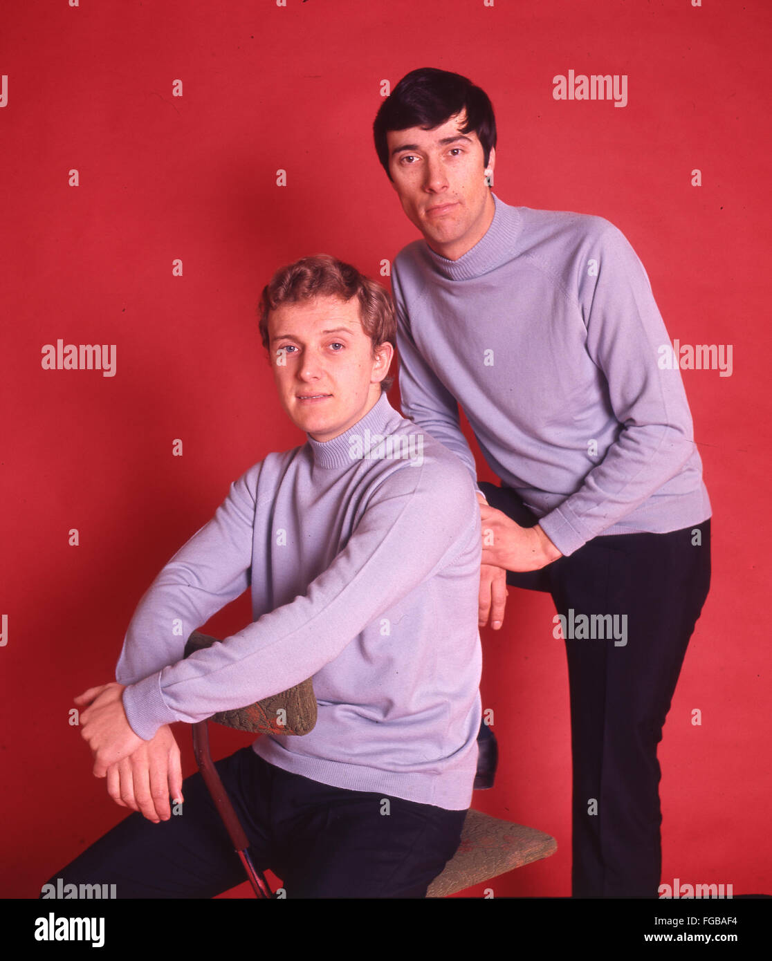 DAVID & JONATHAN English pop duo in 1966 with Roger Greenaway at left ...