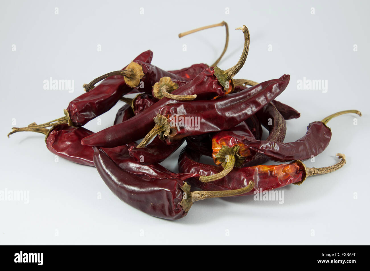 Red hot pepper after drying in the sun Stock Photo - Alamy