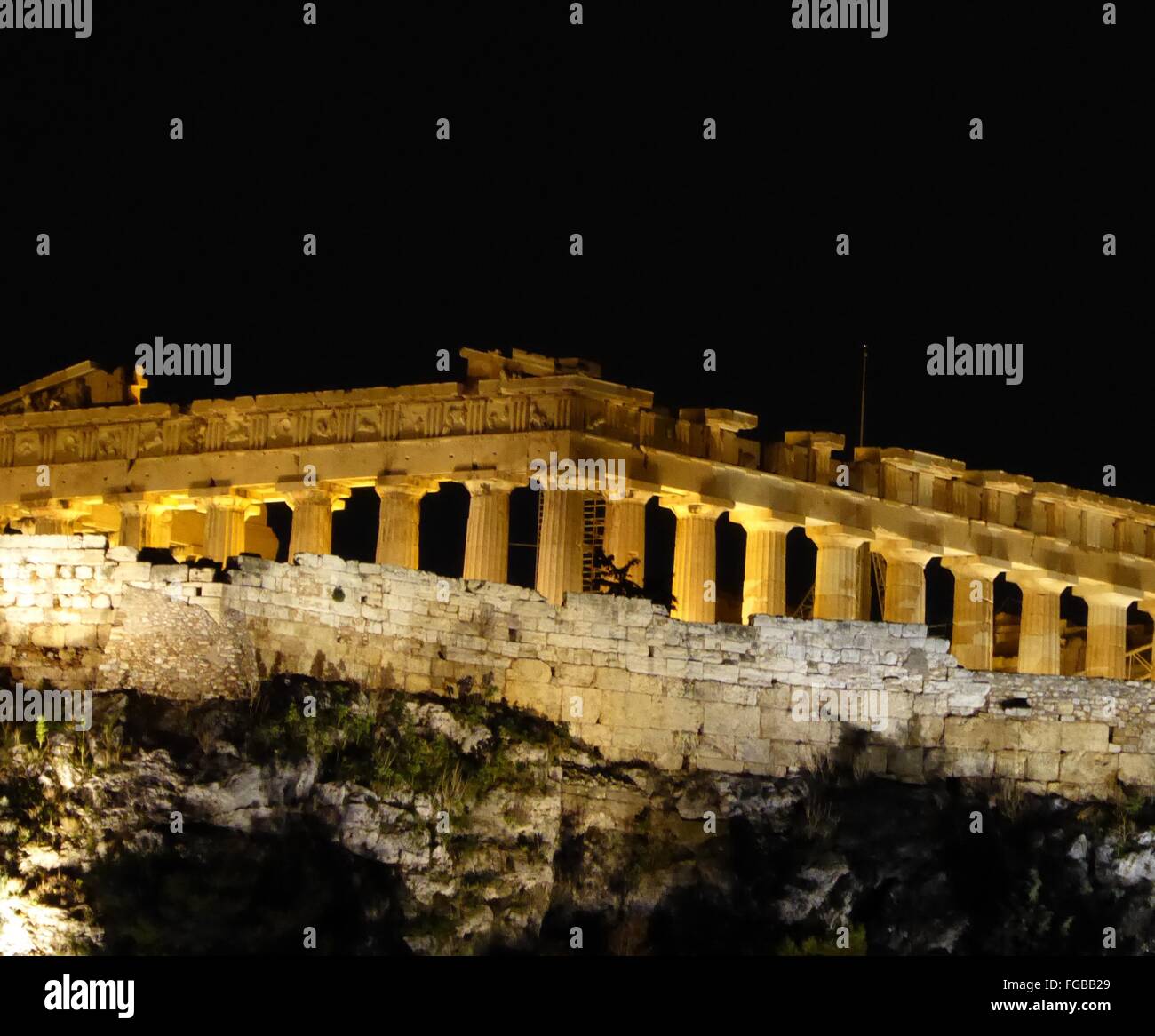 The parthenon by night hi-res stock photography and images - Alamy