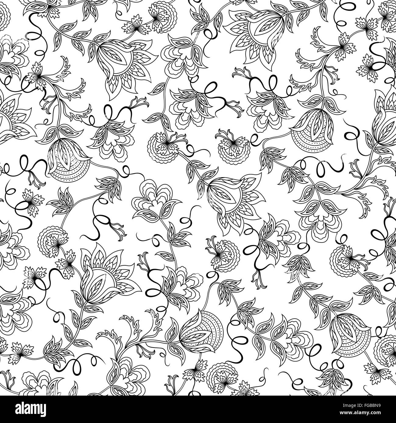 Flower Patterns And Outlines