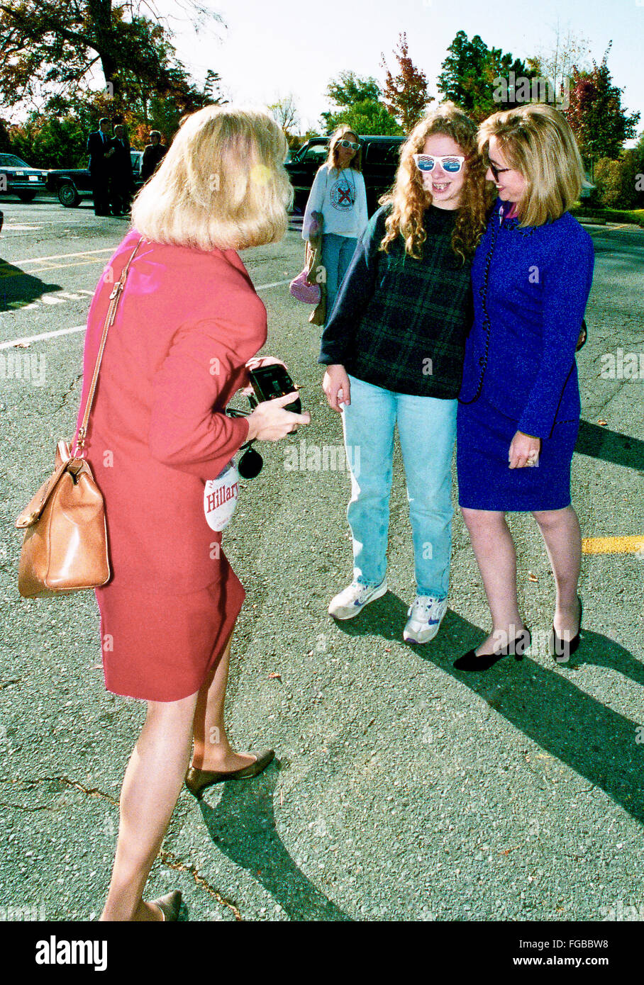 Durham, North Carolina, USA, 26th October, 1992 Tipper Gore and Hillary ...