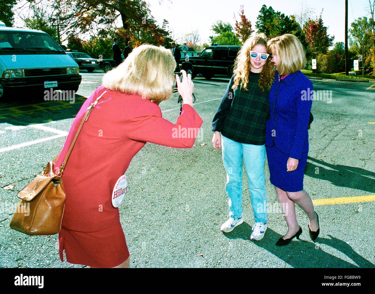 Durham, North Carolina, USA, 26th October, 1992 Tipper Gore and Hillary ...