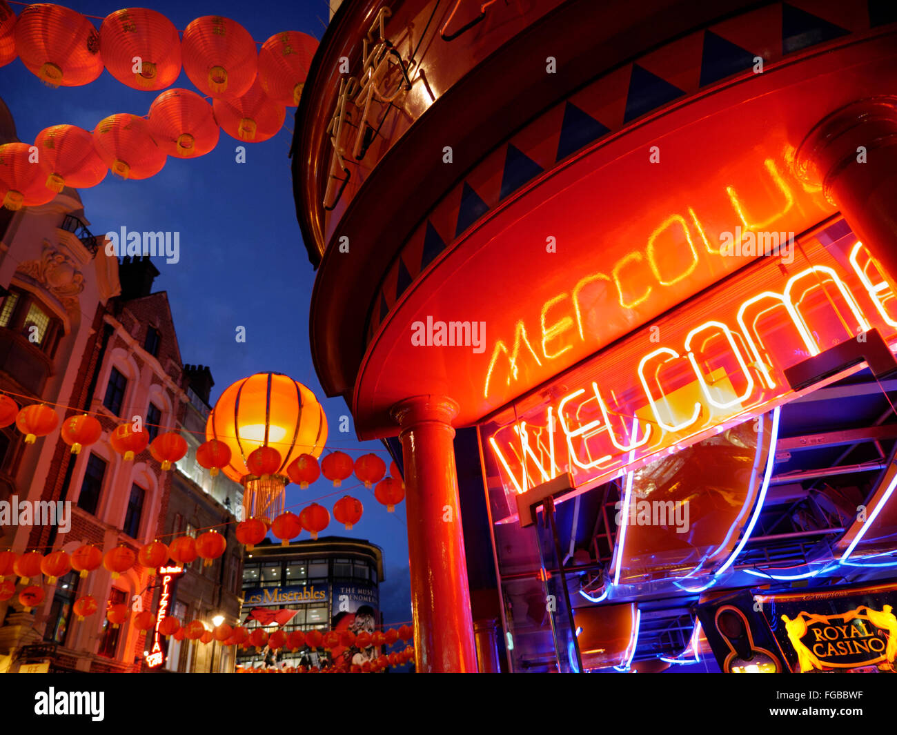 Chinatown London Night Stock Photos & Chinatown London Night Stock ...