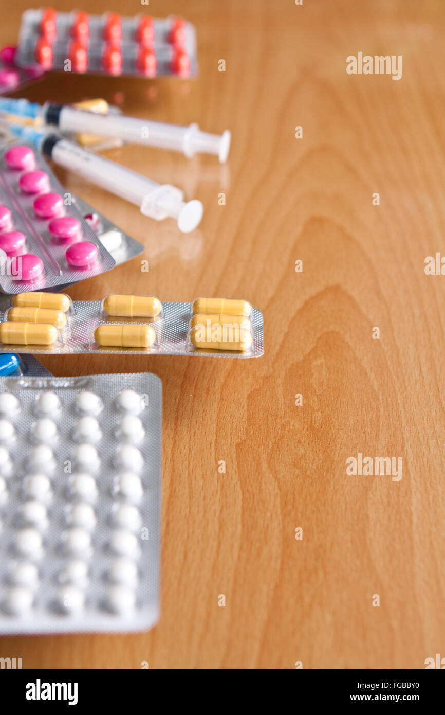 Medication, drug, tablet Stock Photo - Alamy