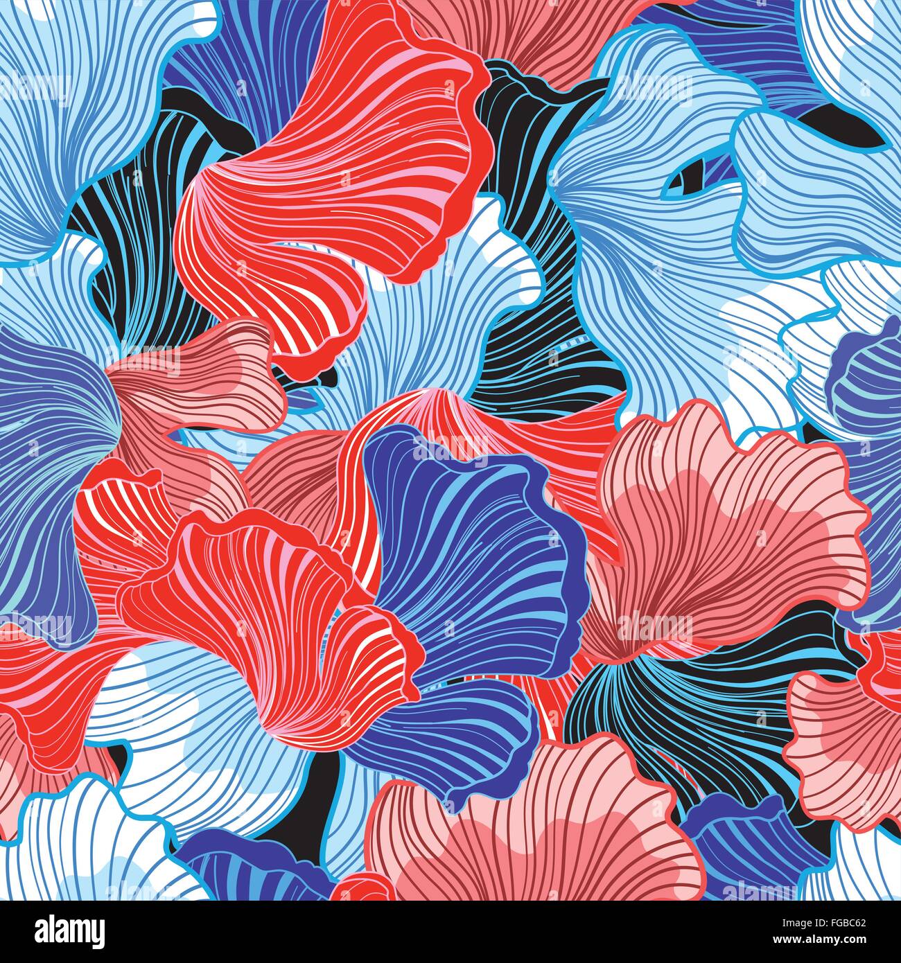 Beautiful vector illustration pattern of colorful abstract Stock Vector ...