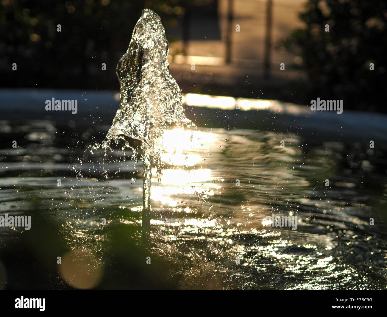 Close-Up Of Water Fountain Stock Photo - Alamy
