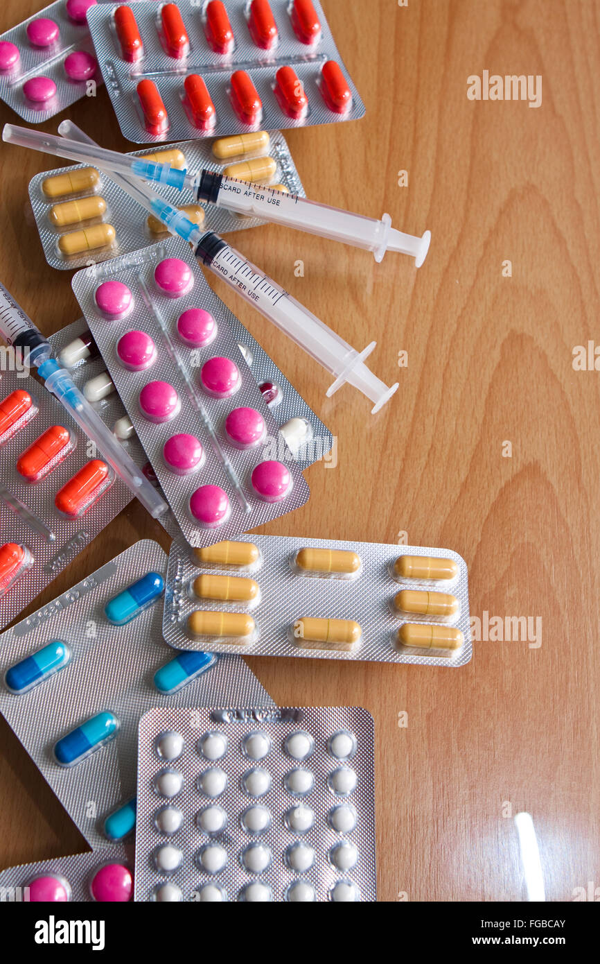 Medication, drug, tablet Stock Photo - Alamy