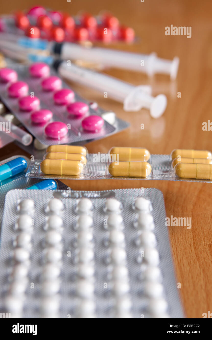 Medication, drug, tablet Stock Photo - Alamy