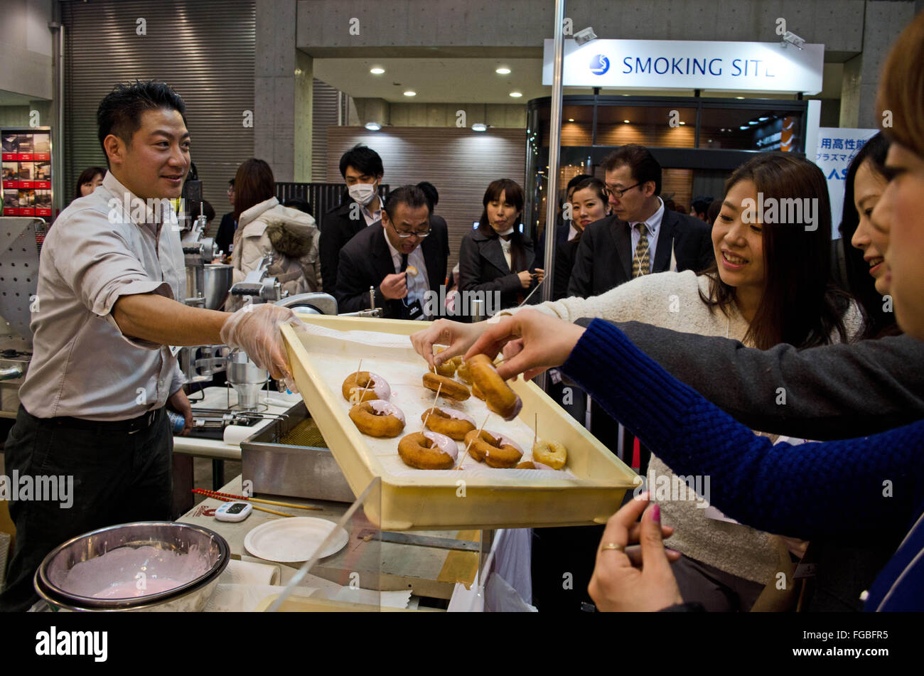Tokyo, Japan. 16th Feb, 2016. Tokyo resident Tadahiro Imamura of ...