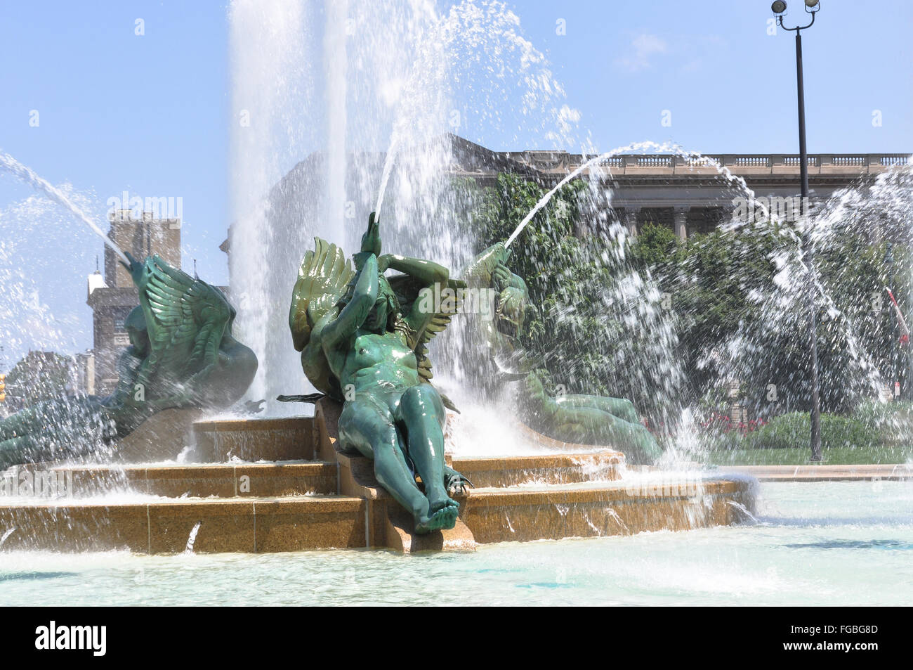 Philadelphia,Pennsylvania,USA - July 9, 2011 : Swann Memorial Fountain ...