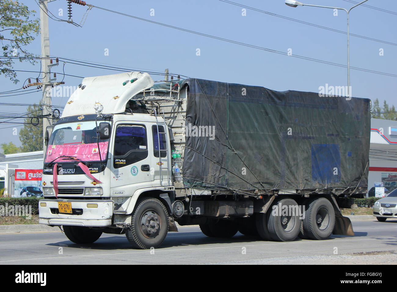 CHIANGMAI, THAILAND -FEBRUARY 2 2016: Cargo truck of SL Transport Stock ...