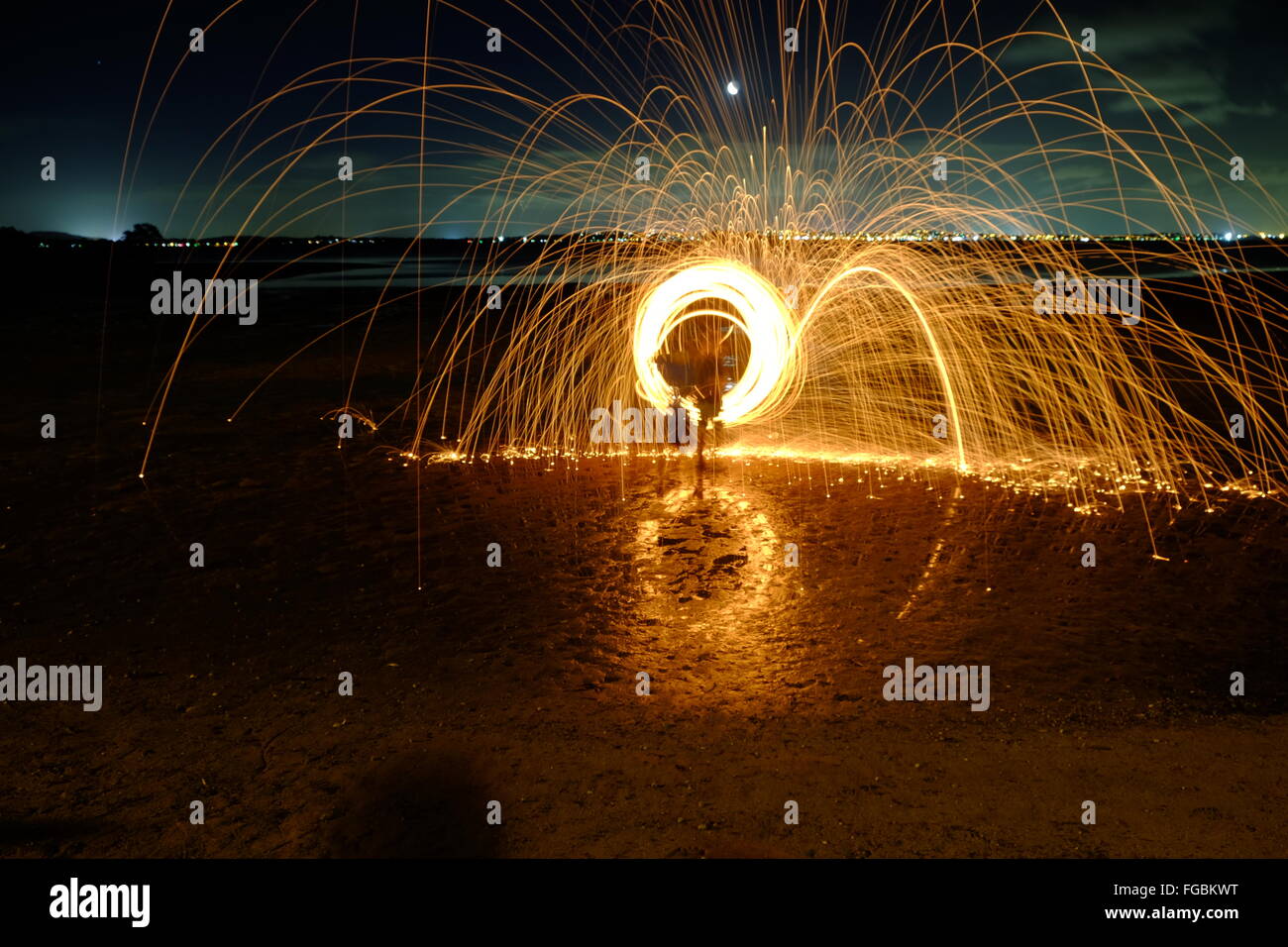 Steel wool light painting hi-res stock photography and images - Alamy