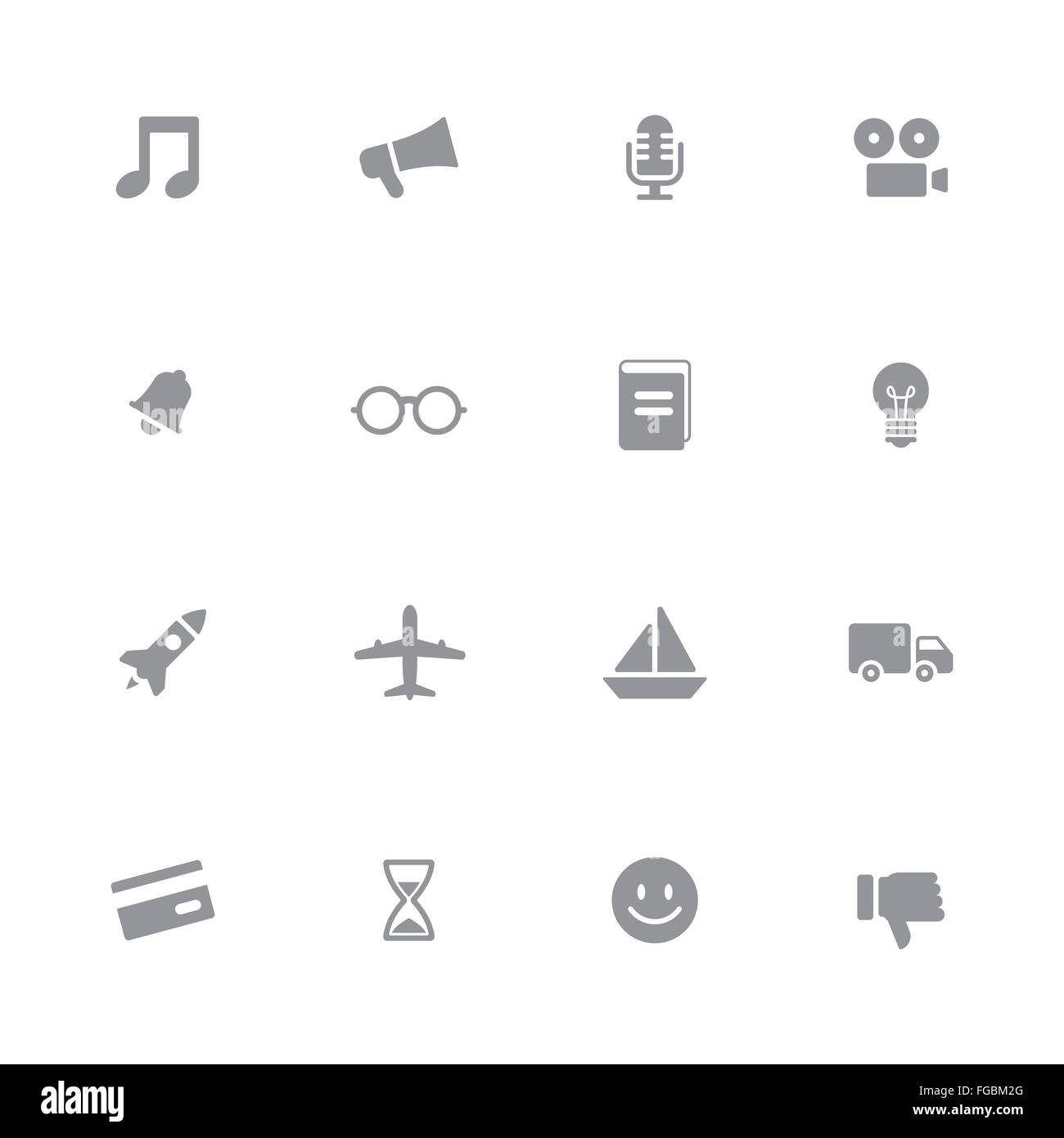 [JPEG] gray simple web icon set 5 for web design, user interface (UI ...
