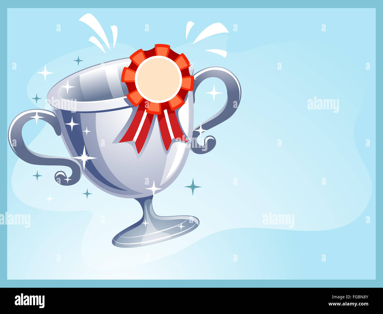 Illustration of a Template for Certificate of Achievement Stock Photo ...