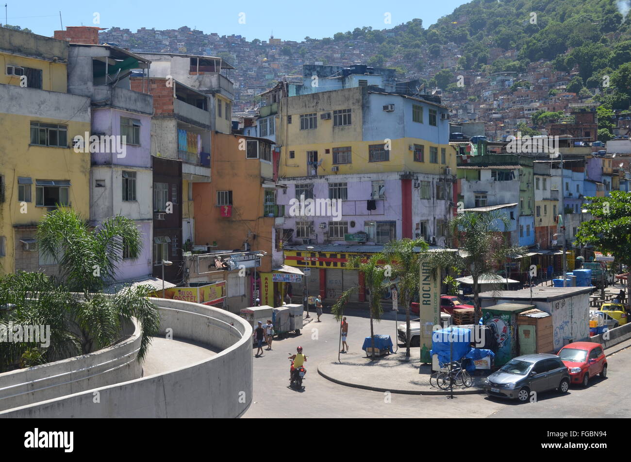 Views of Rocinha Favela in Rio de Janeiro, the largest favela in Brazil ...