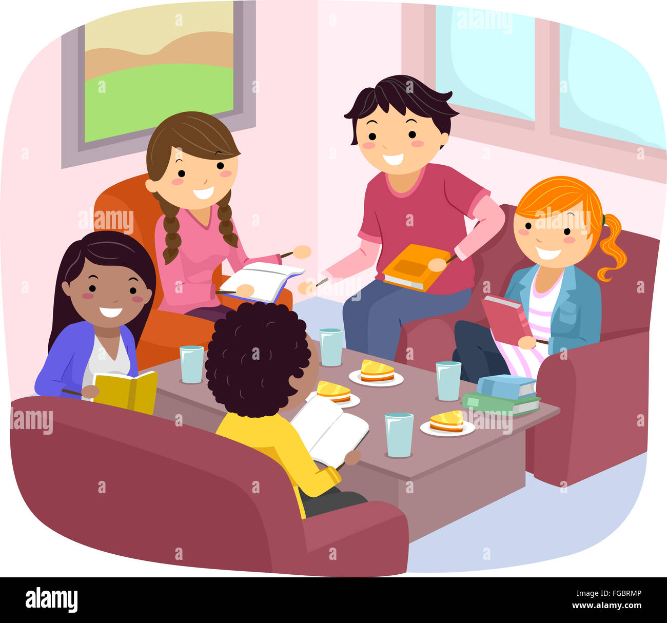 Family Discussion Clipart