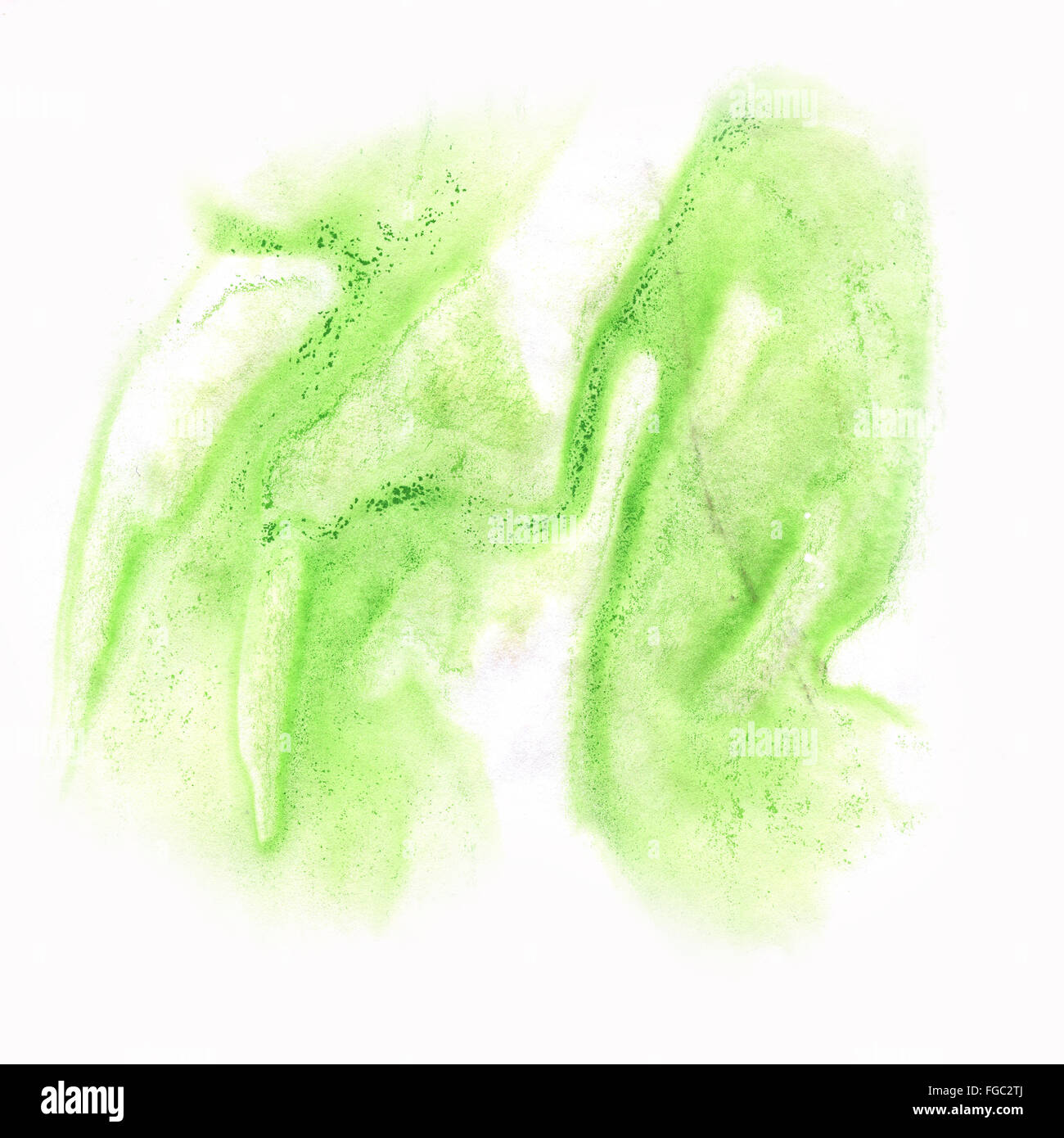 Green watercolour splash hi-res stock photography and images - Alamy