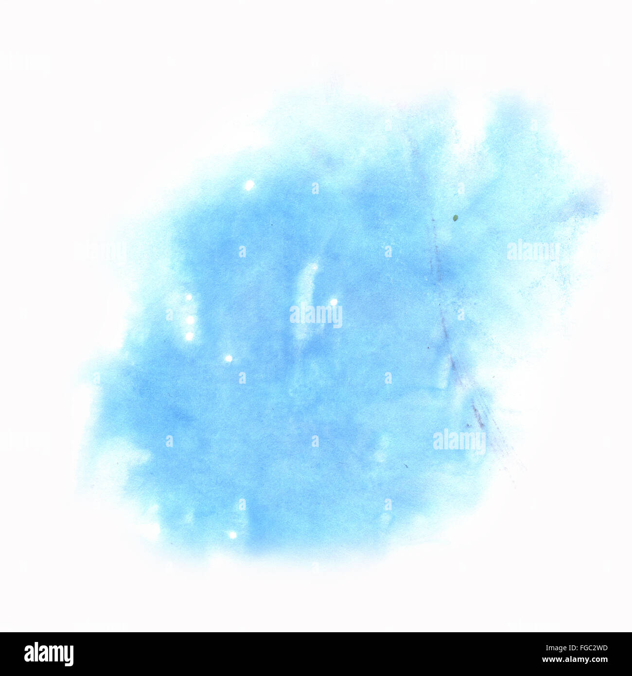 ink blue abstract splash watercolor watercolour isolated white ...