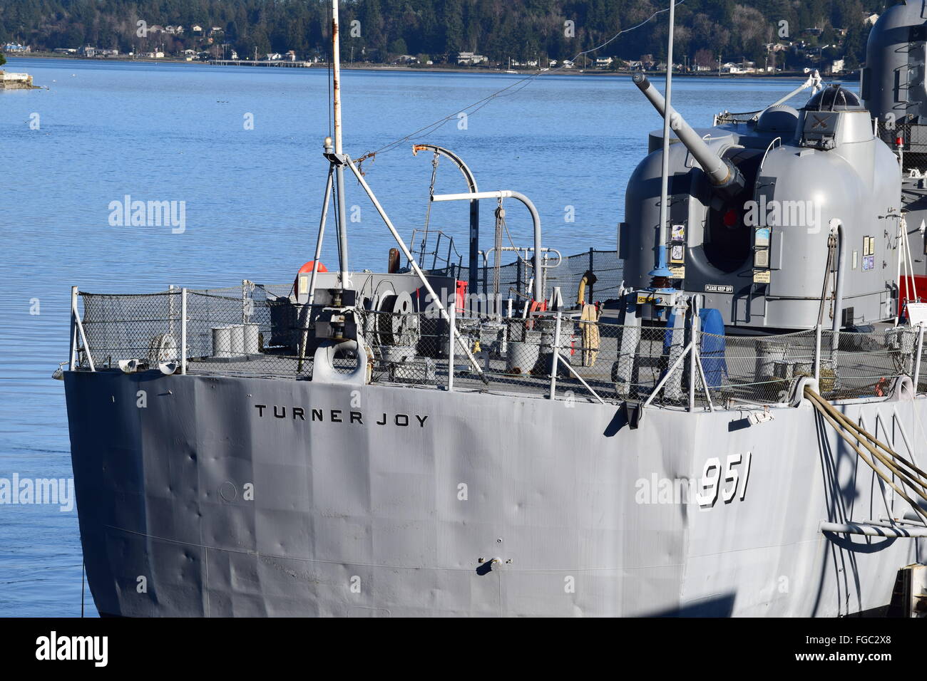 USS Turner Joy stern Stock Photo - Alamy