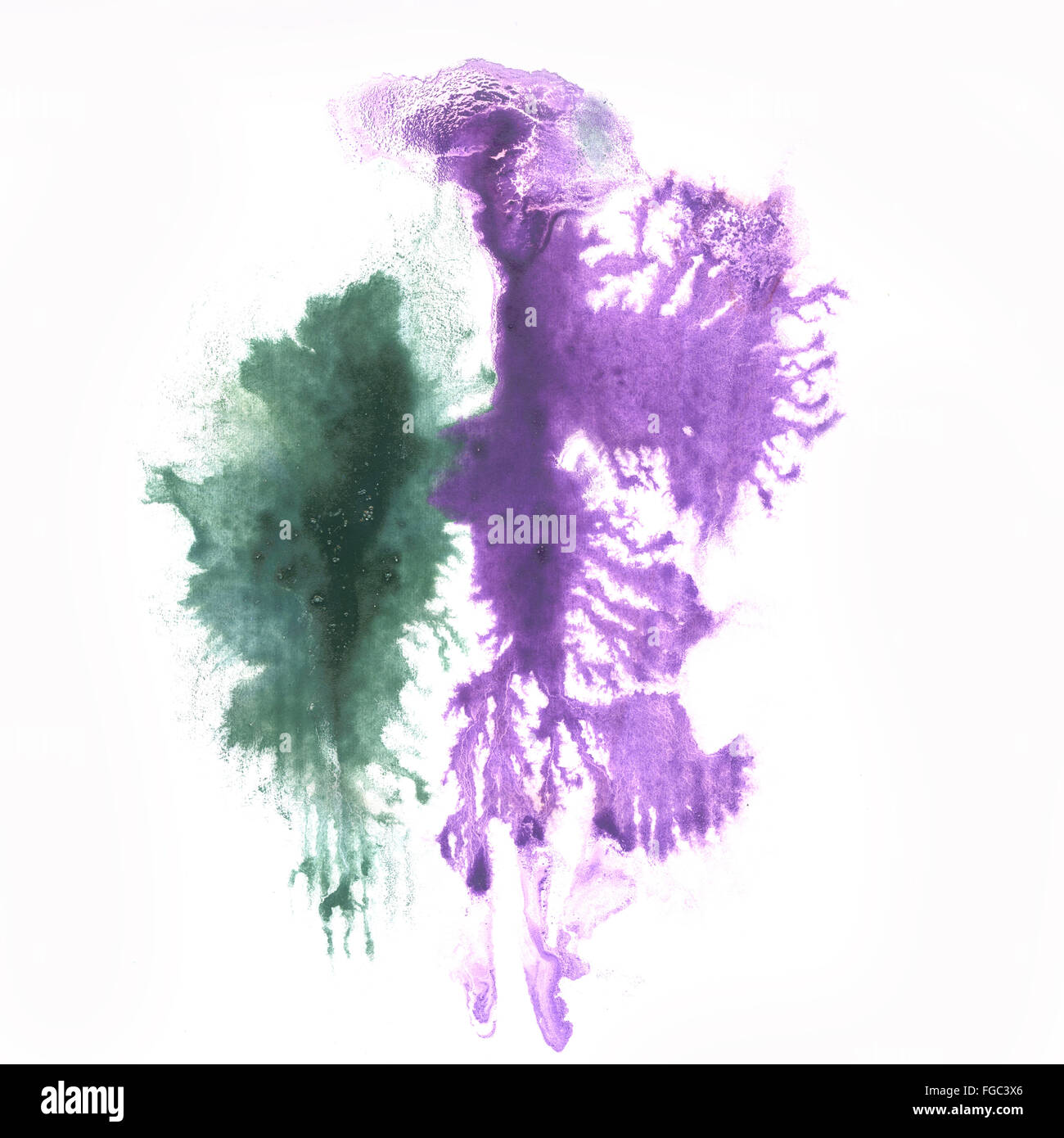 blue abstract green purple splash watercolor ink blot watercolour ...