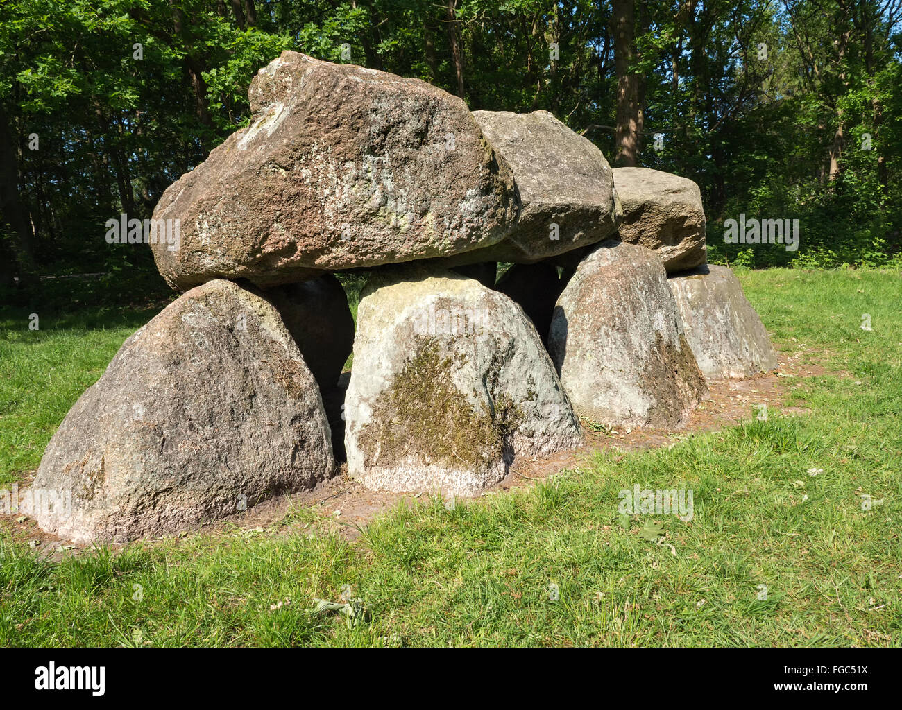 Prehistoric dolmen in The Netherlands Stock Photo - Alamy