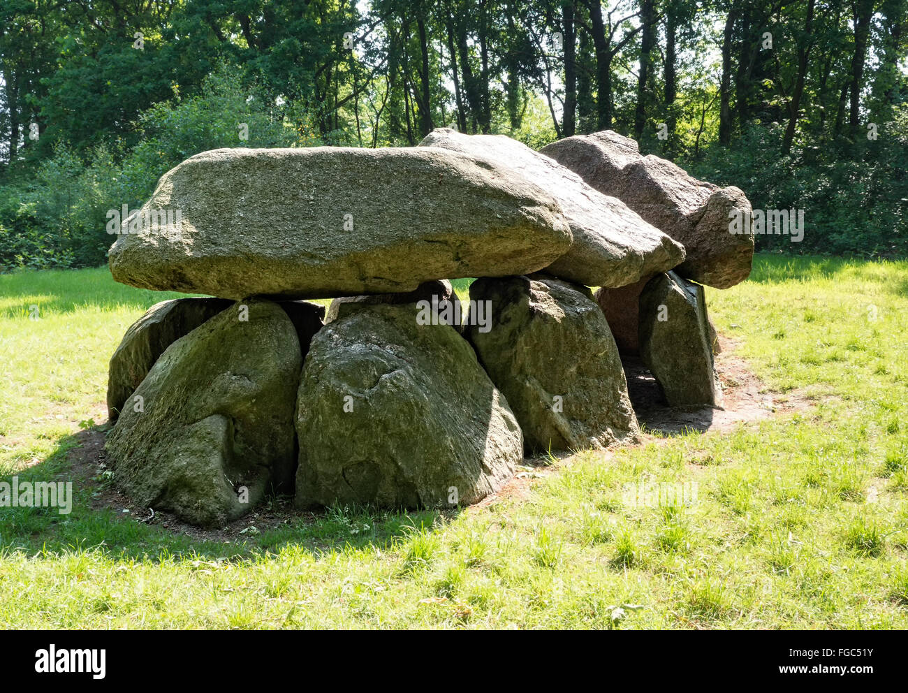 Prehistoric dolmen in The Netherlands Stock Photo - Alamy