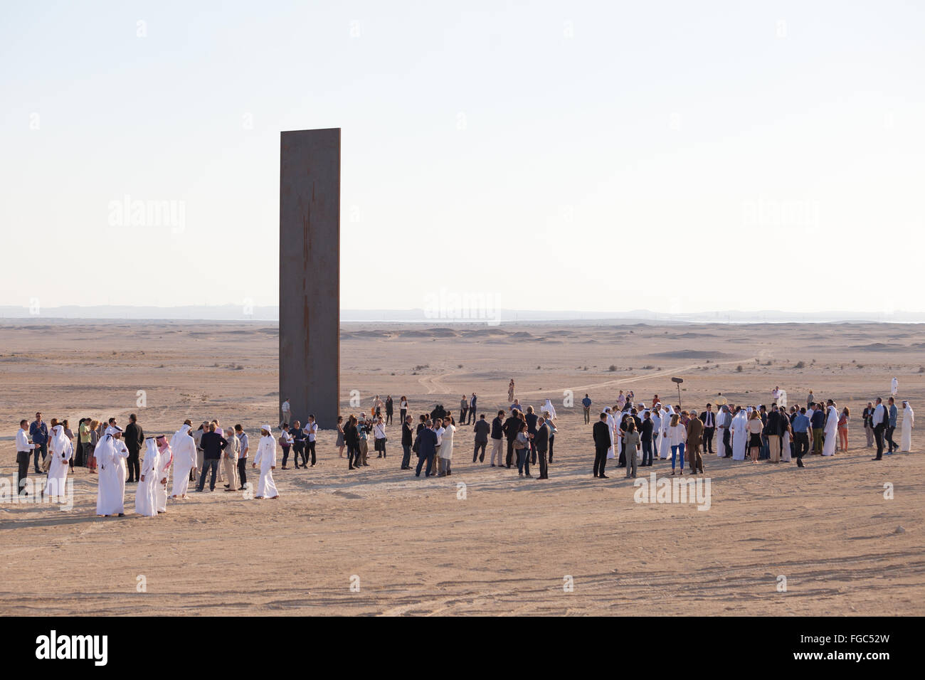 Public art installation by Richard Serra commissioned by Qatar Museums ...