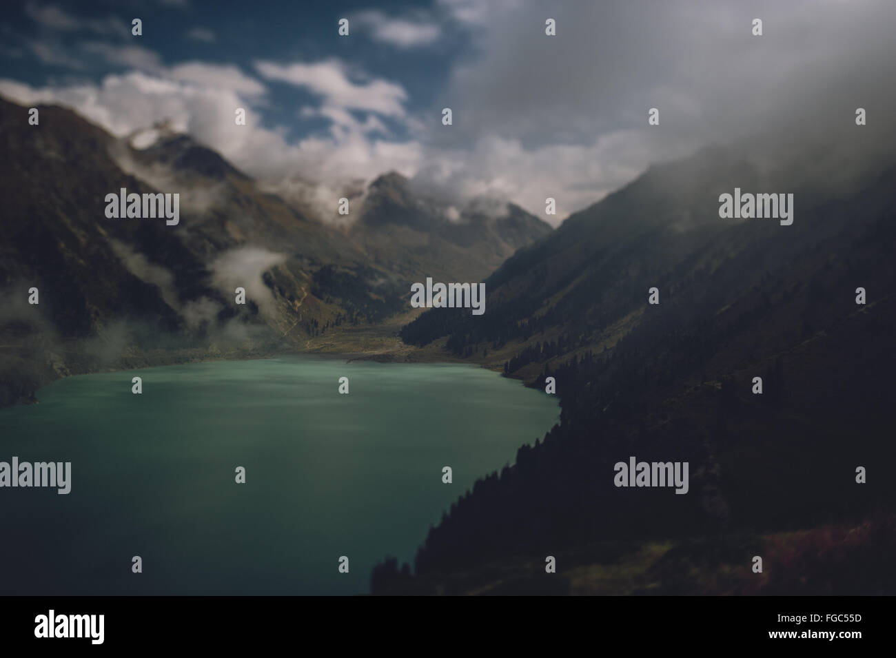 Big Almaty Lake near Almaty, Kazakhstan Stock Photo - Alamy