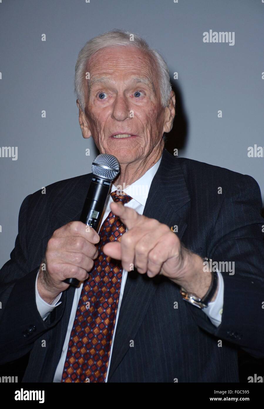 New York, NY, USA. 18th Feb, 2016. Gene Cernan at arrivals for THE LAST ...