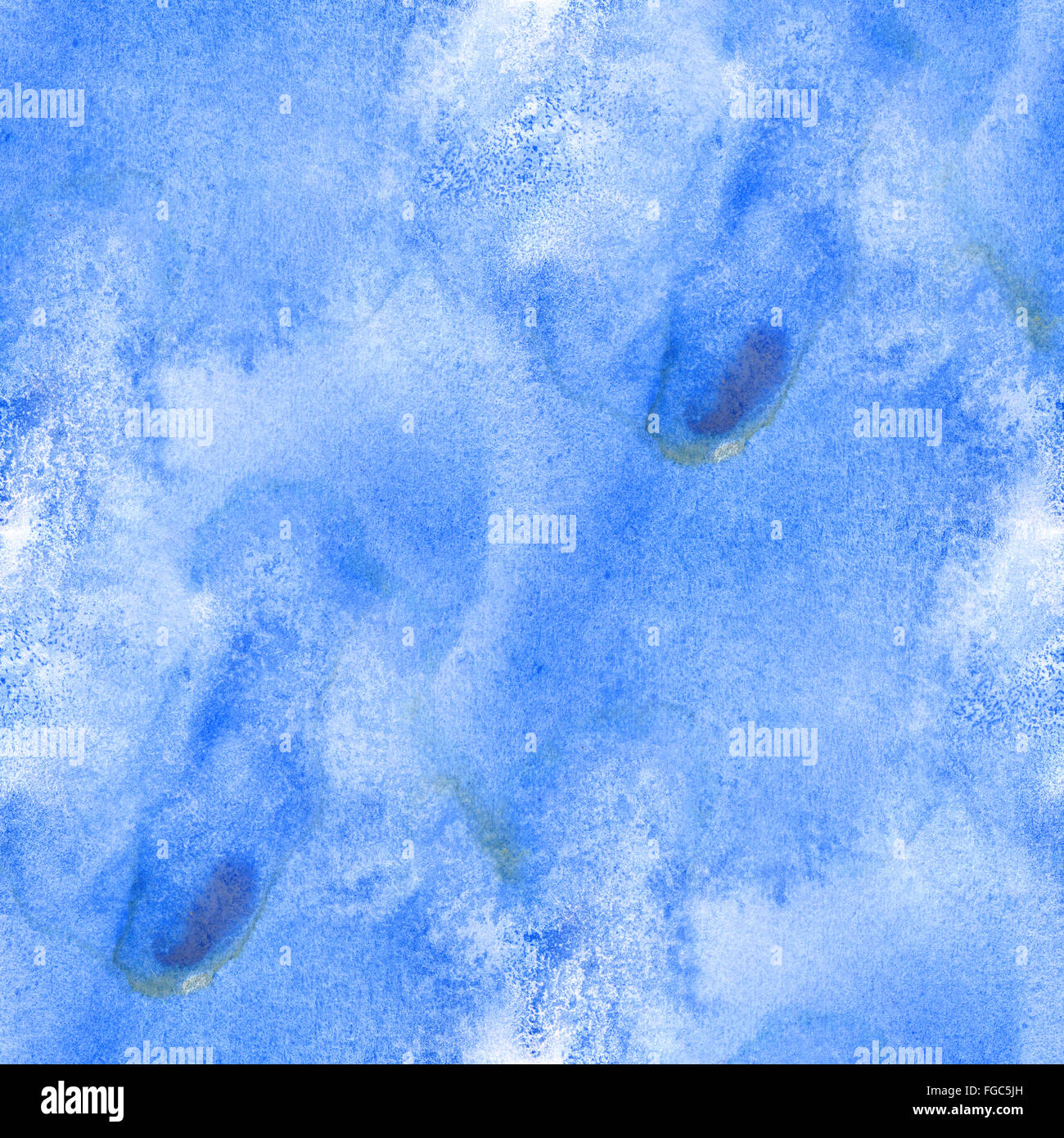 seamless watercolor blue background abstract texture pattern, water ...