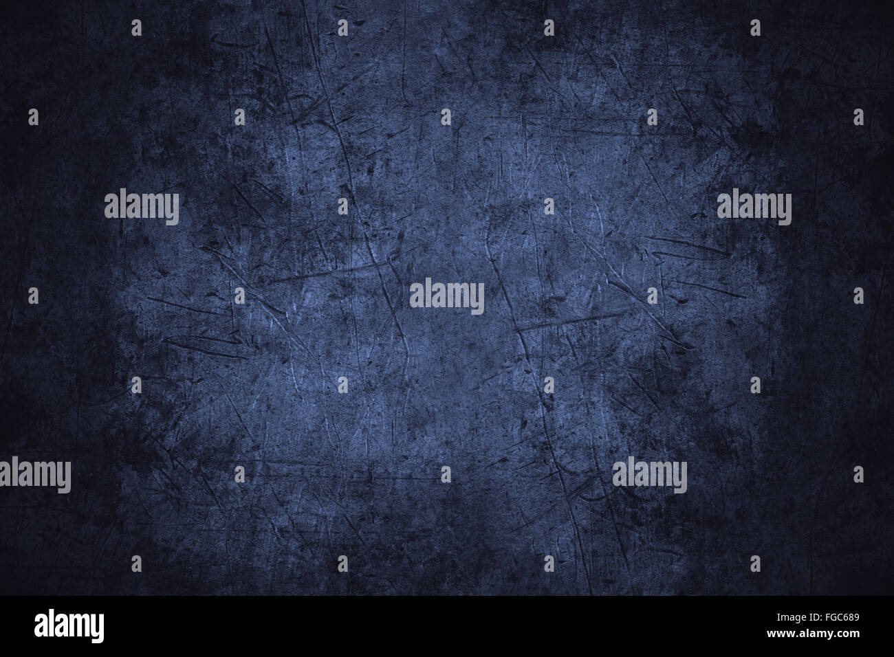 Scratched Blue Metal Texture