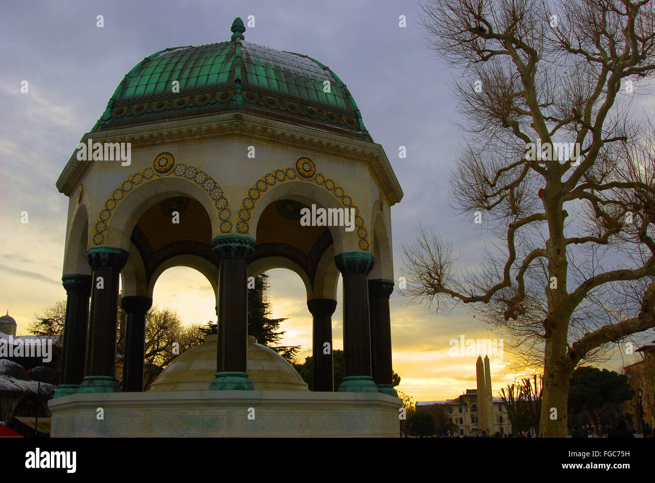 german ottoman fountain istanbul Stock Photo - Alamy