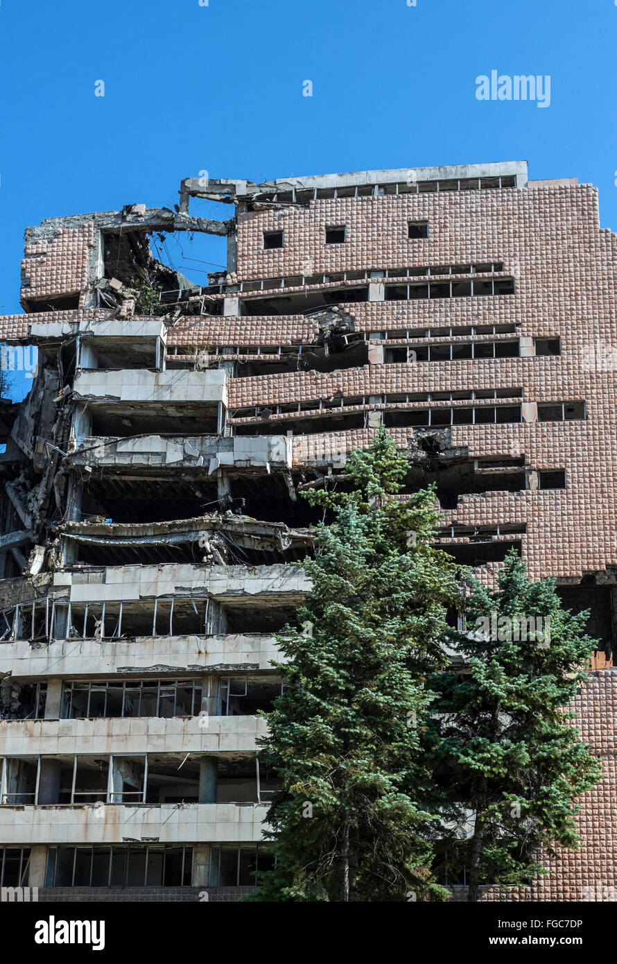 Governmental building of Yugoslav Ministry of Defence at Nemanjina St ...