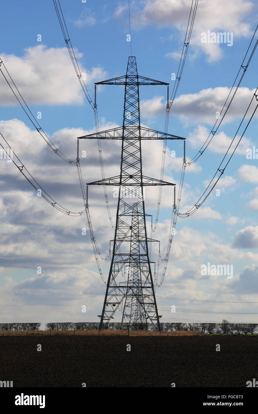 Electricity Pylons Near Edinburgh High Resolution Stock Photography and ...