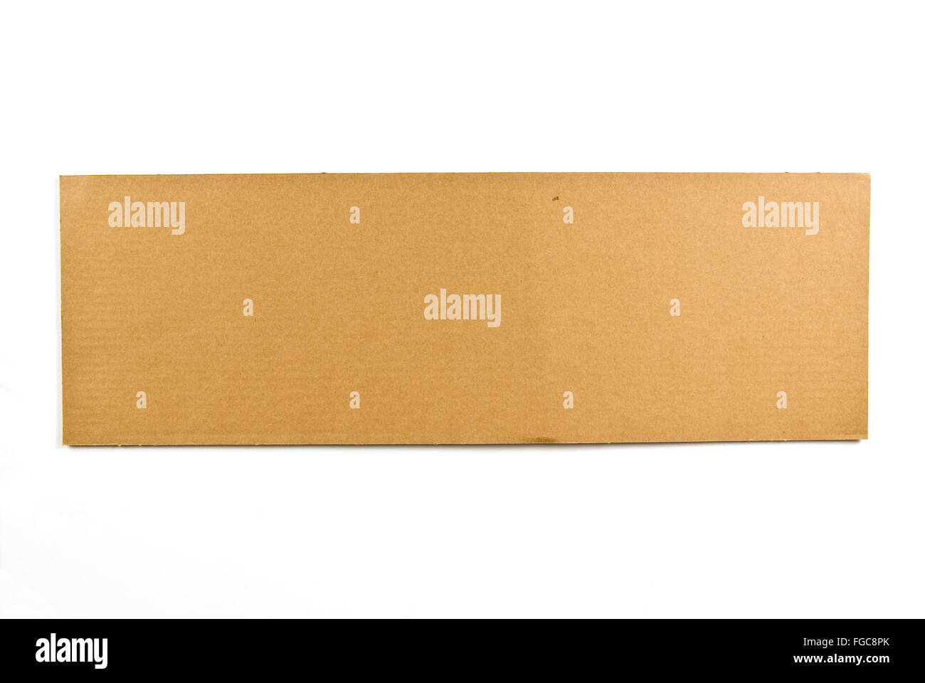 Long Piece of Blank Cardboard Stock Photo - Alamy