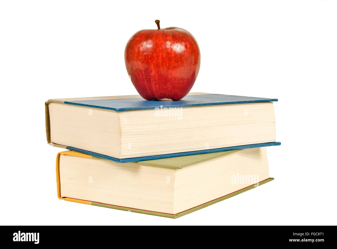 Red delicious apple two Cut Out Stock Images & Pictures - Alamy