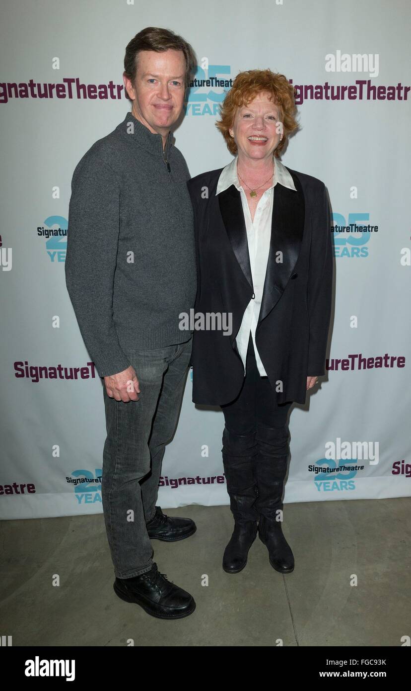 New York, NY, USA. 18th Feb, 2016. Dylan Baker, Becky Baker in ...