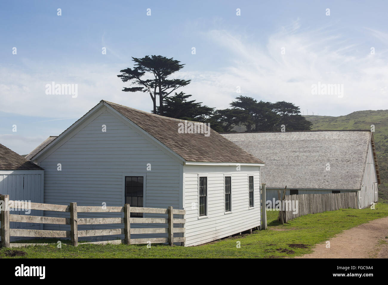 Pierce Point Ranch in Point Reyes National Seashore in northern ...