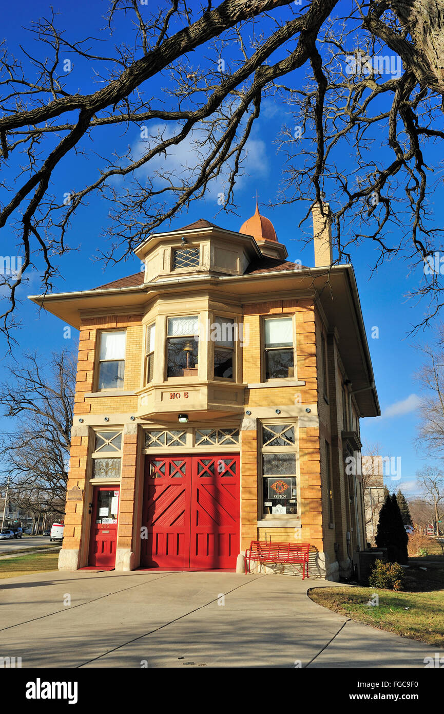 The Elgin Fire Barn No. 5, now a museum, was built in 1903 and ...